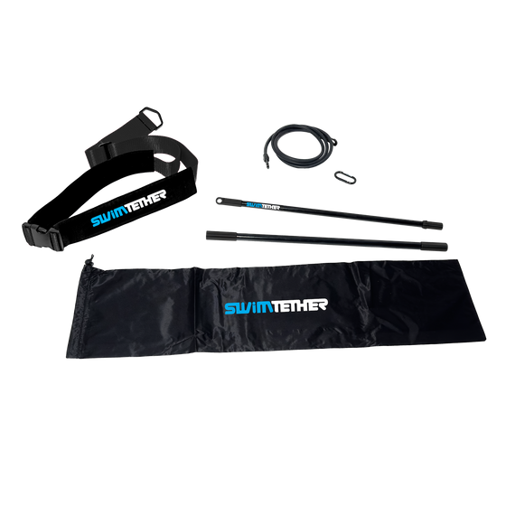 Swim Tether - Endless Swim and Row Exercise in pools and swim spas