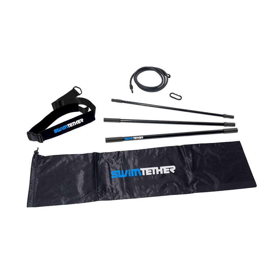 Swim Tether - Endless Swim and Row Exercise in pools and swim spas